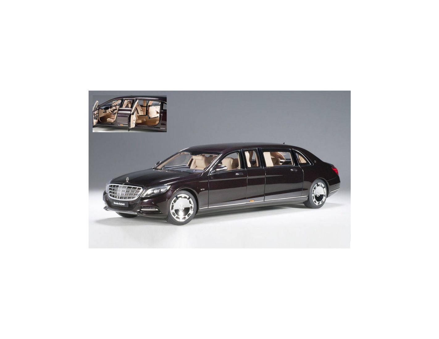 Auto Art / Gateway AA76299 MERCEDES-MAYBACH S600 PULLMAN 2016 DARK RED ...