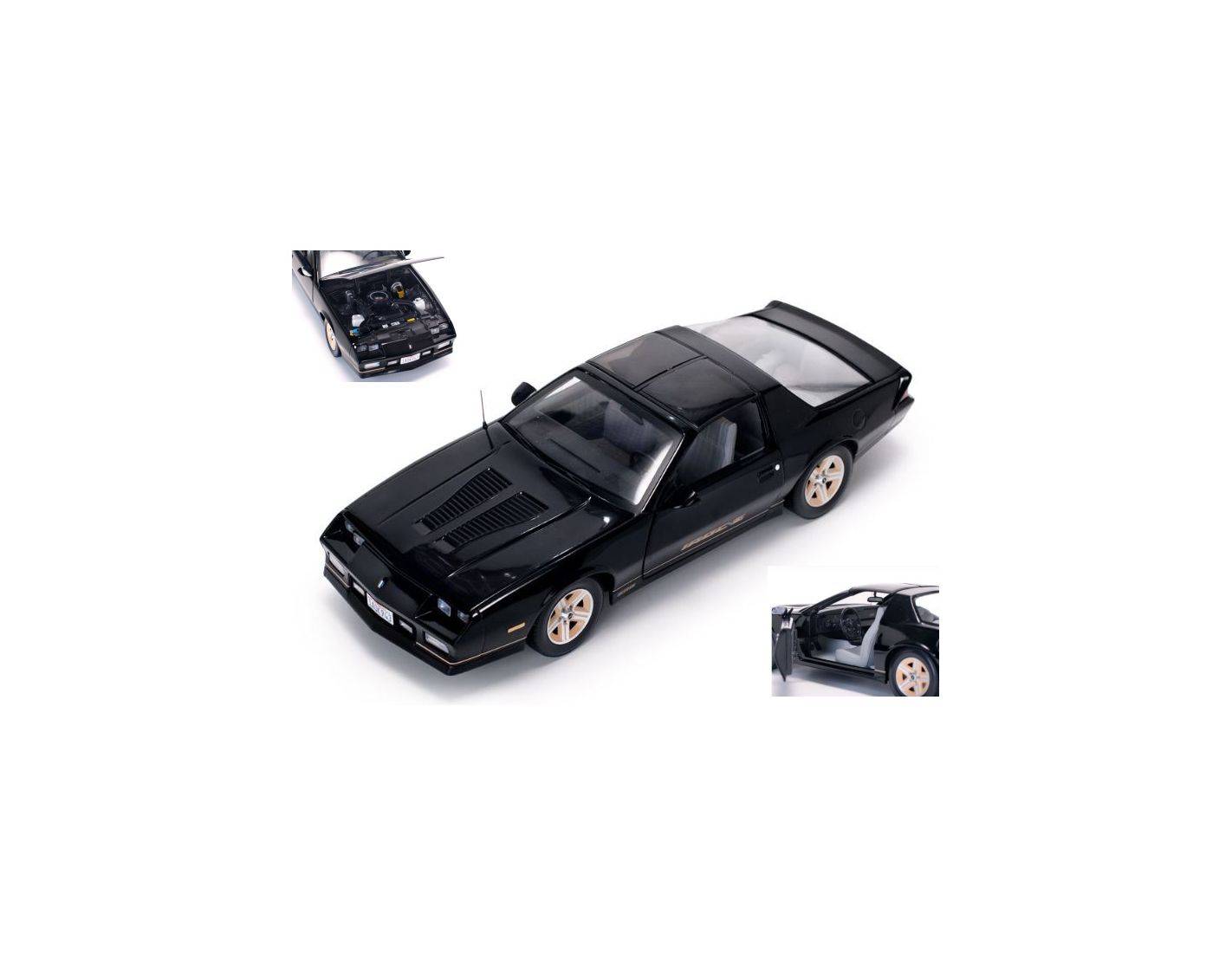 SunStar SS1943 CHEVROLET CAMARO IROC-Z 1985 BLACK 1:18 Modellino