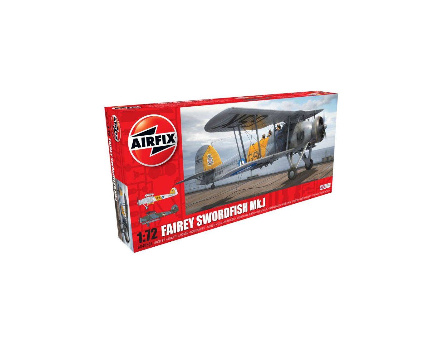Airfix AX4053A FAIREY SWORDFISH Mk.1 KIT 1:72 Modellino
