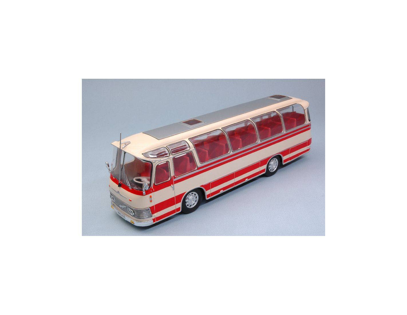IXO MODEL BUS011 NEOPLAN NH 9L 1964 BEIGE/RED 1:43 Modellino