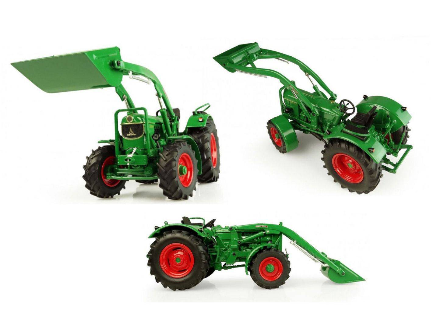 Universal Hobbies UH5307 DEUTZ-FAHR D6005 4WD + FRONT LOADER 1:32 Modellino
