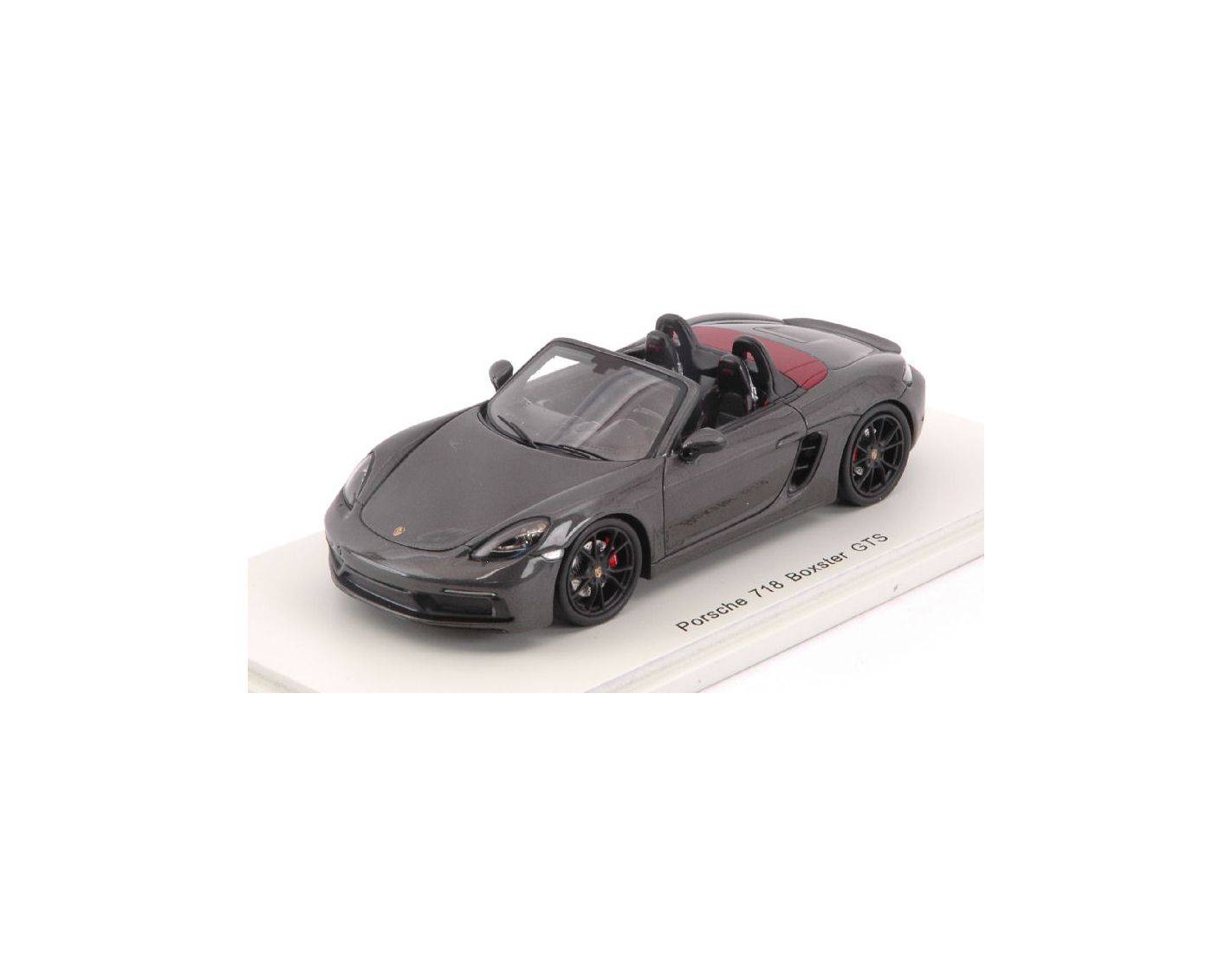 Spark Model S7619 PORSCHE 718 BOXSTER GTS 2018 BLACK 1:43 Modellino