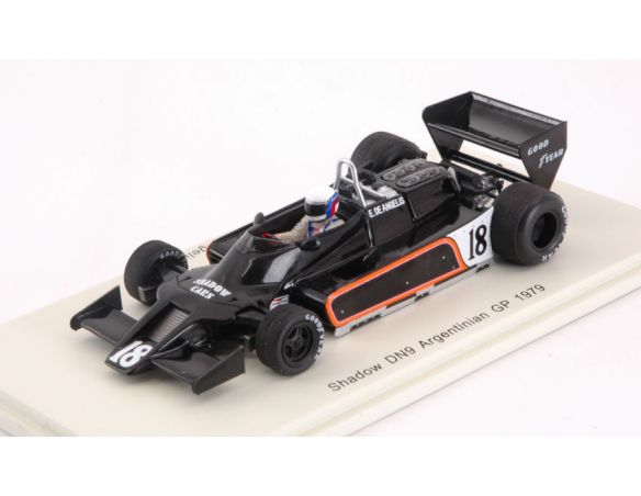 Spark Model S7371 SHADOW DN9 ELIO DE ANGELIS 1979 N.18 7th ARGENTINIAN GP 1:43 Modellino