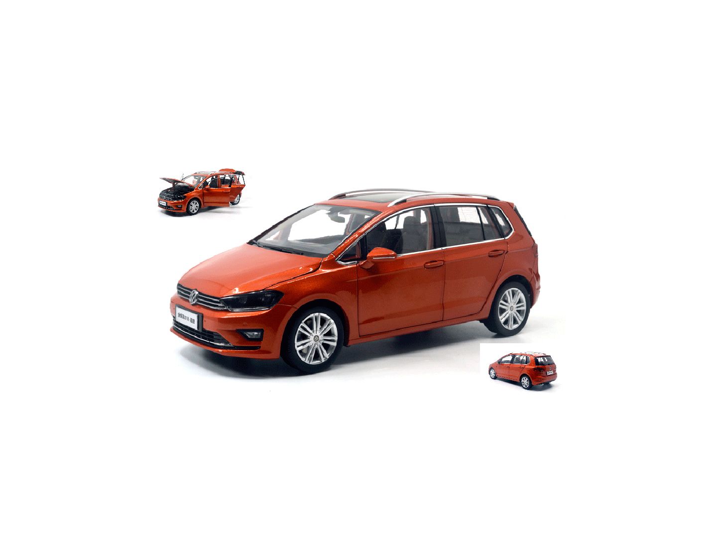 Paudi Model PD2525R VW GOLF SPORTSVAN 2018 RED 1:18 Modellino