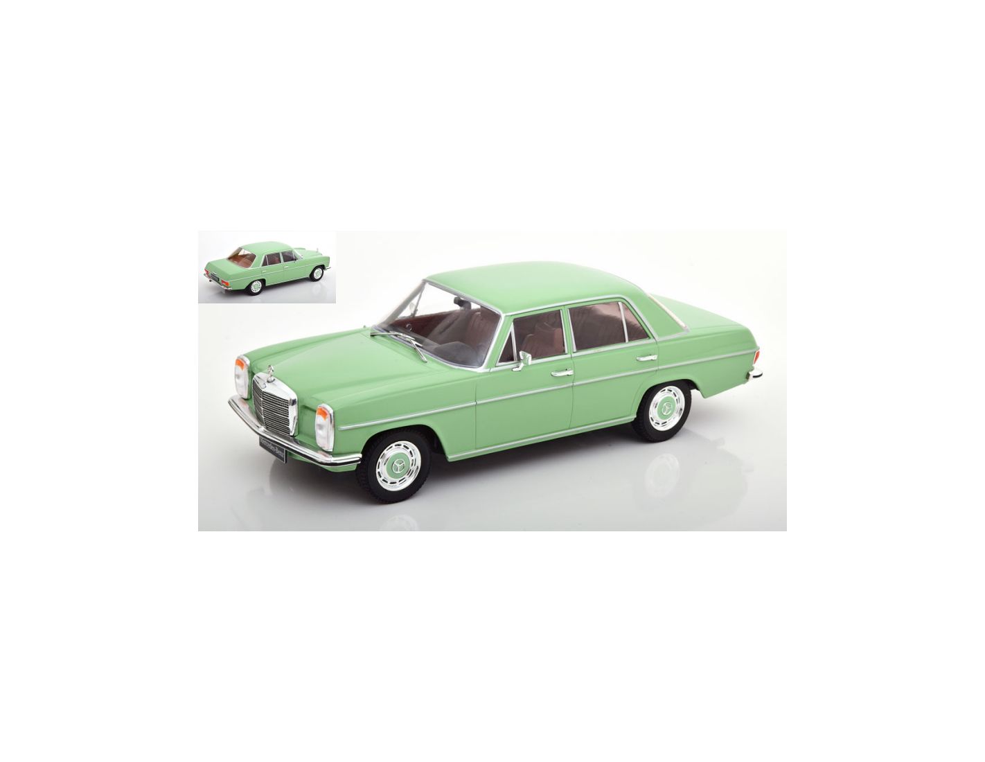 MODELCARGROUP MCG18116 MERCEDES 220 D (W115) LIGHT GREEN 1:18 Modellino