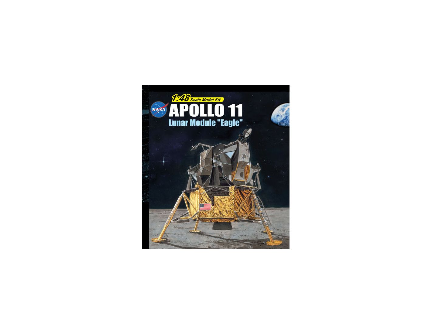 Dragon D11008 APOLLO 11 LUNAR MODUL EAGLE KIT 1:48 Modellino