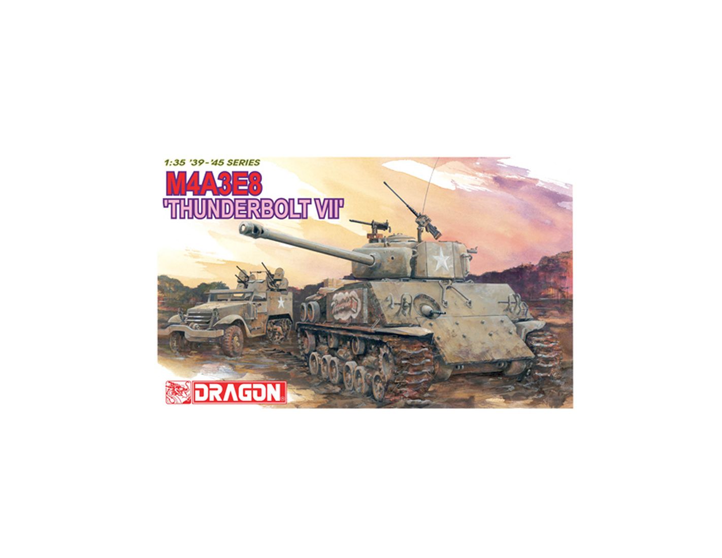 Dragon D6183 M4A3E8 THUNDERBOLT VII KIT 1:35 Modellino