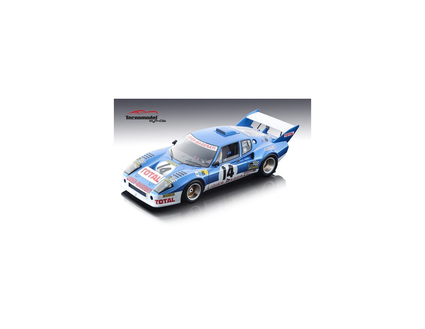 Tecnomodel TMD1899B LIGIER JS2 N.14 DNF LM 1974 G.CHASSEUIL-M.LECLERE 1 ...