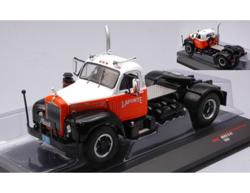 Ixo model TR053 MACK B 61 1953 WHITE/RED 1:43 Modellino