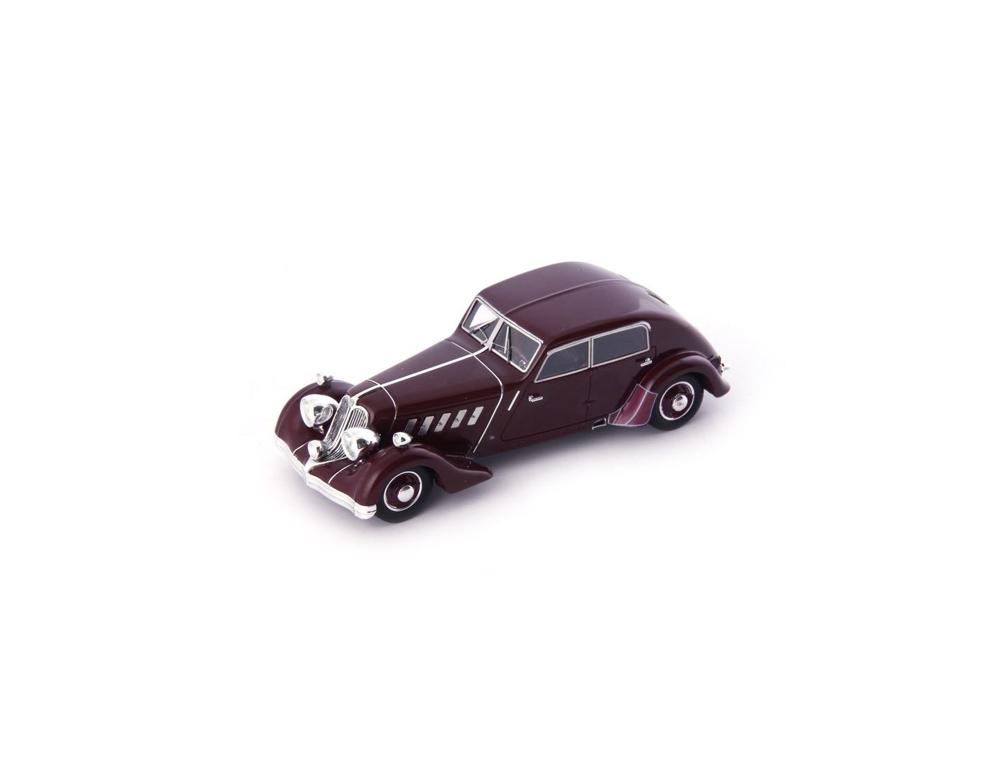 Autocult ATC04023 ROHR 8 TYP F STROMLINIE 1932 DARK RED 1:43 Modellino