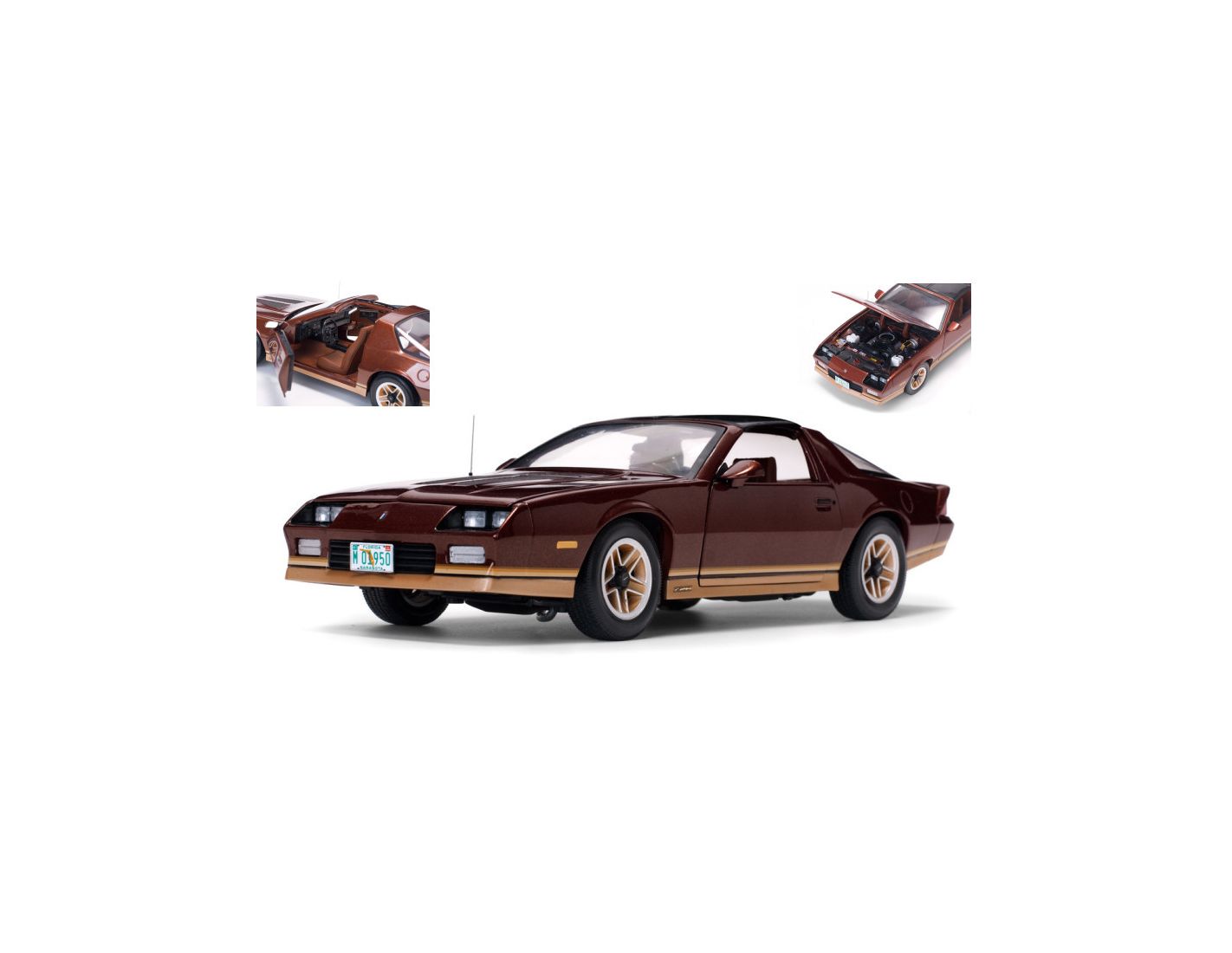 SunStar SS1950 CHEVROLET CAMARO Z28 1985 COPPER 1:18 Modellino
