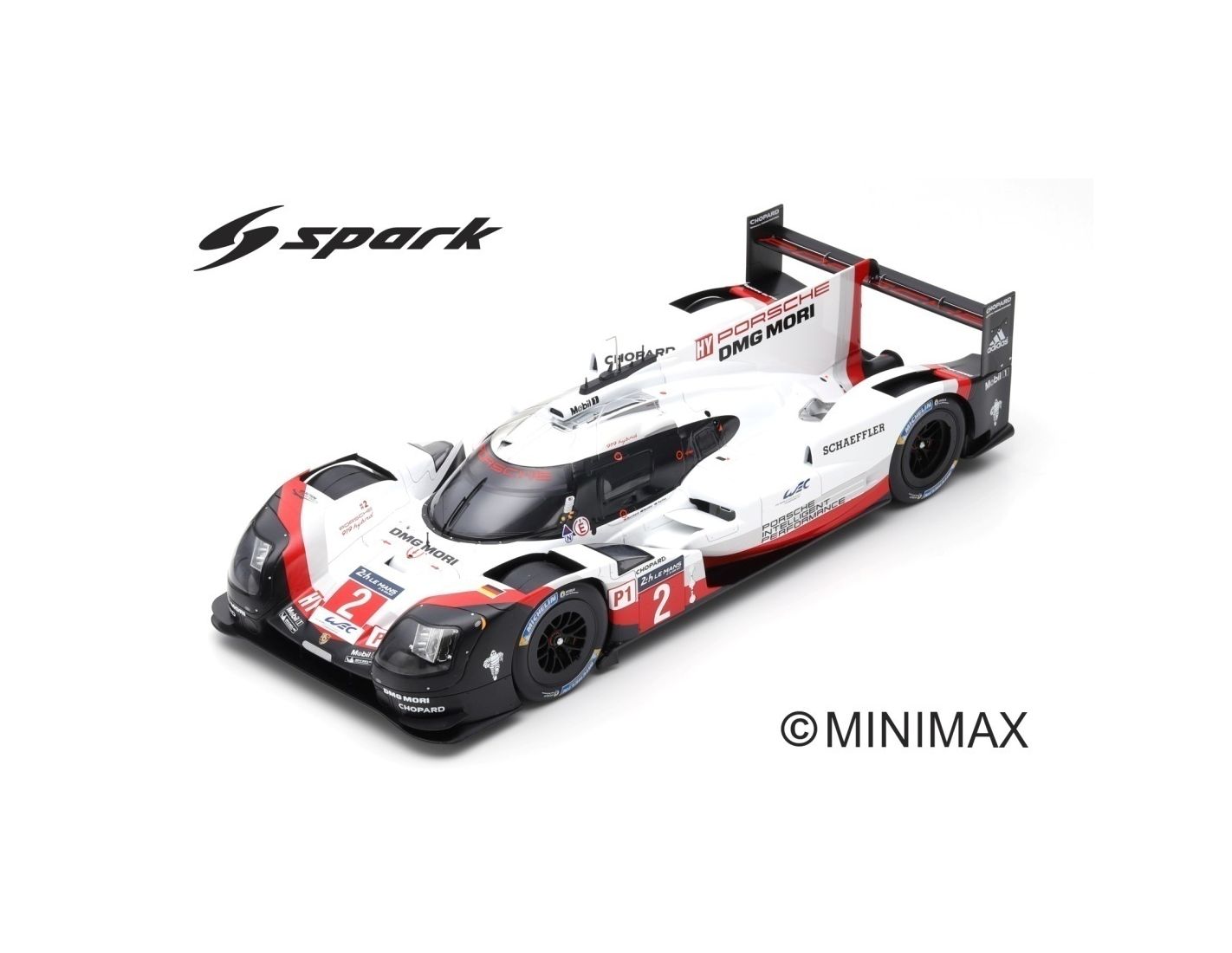 Spark Model S12LM17 PORSCHE 919 HYBRID N.2 WINNER LM 2017 BERNHARD ...