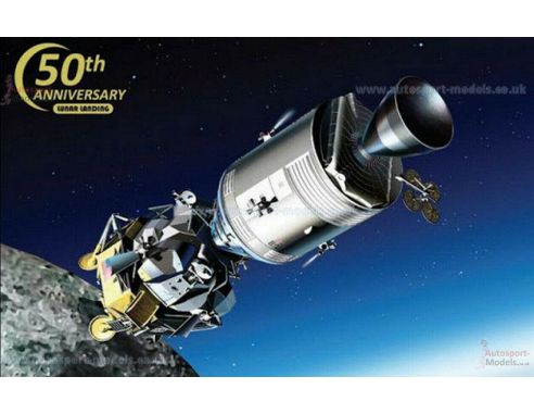 DRAGON D11009 APOLLO 11 LUNAR APPROACH CSM + LM KIT 1:72 Modellino