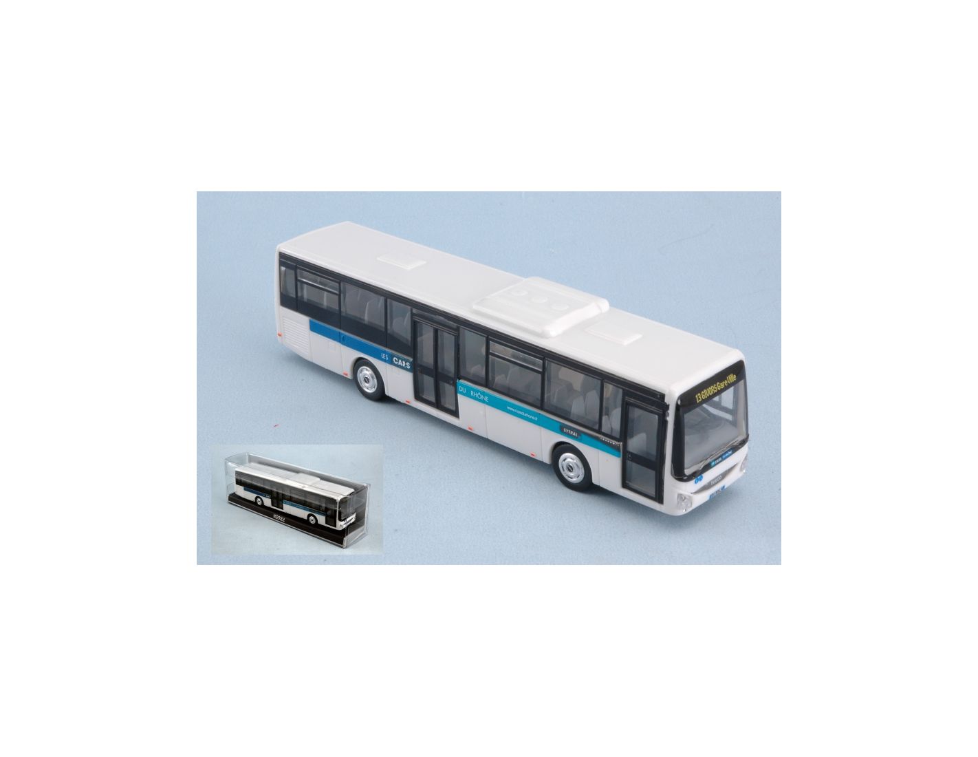 NOREV NV530262 IVECO BUS CROSSWAY LE 2014 CAR DU RHONE 1:87 Modellino