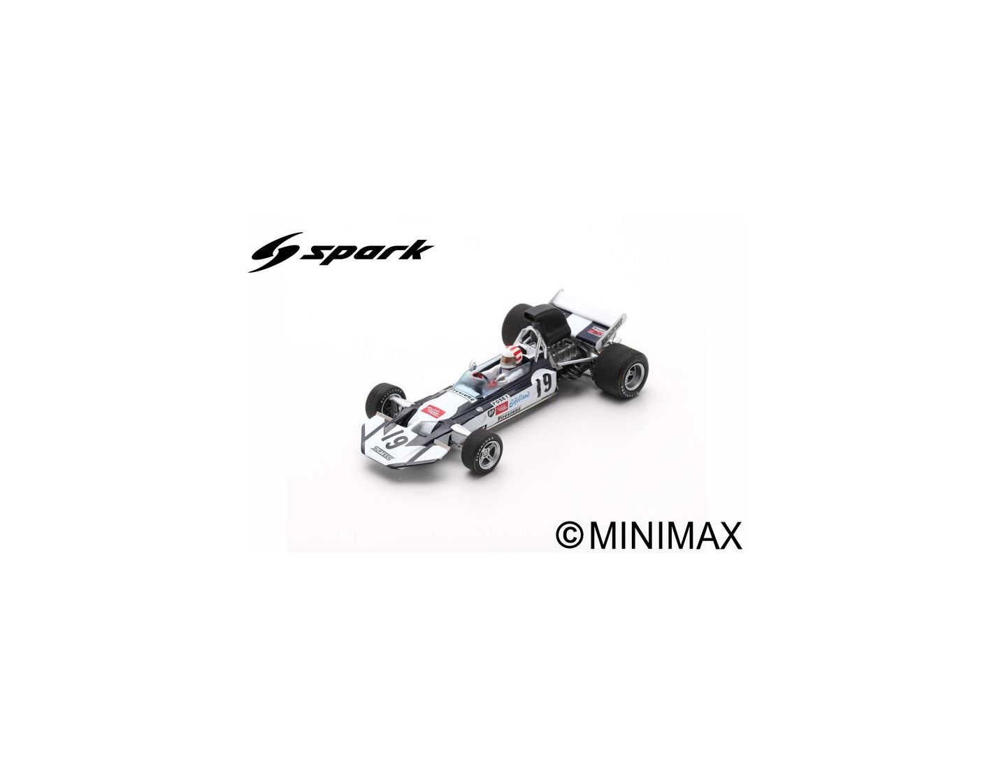 SPARK MODEL S4016 SURTEES TS9 SAM POSEY 1971 N.19 US GP 1:43 Modellino