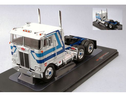 IXO MODEL TR065 PETERBILT 352 PACEMAKER WHITE/BLUE 1:43 Modellino