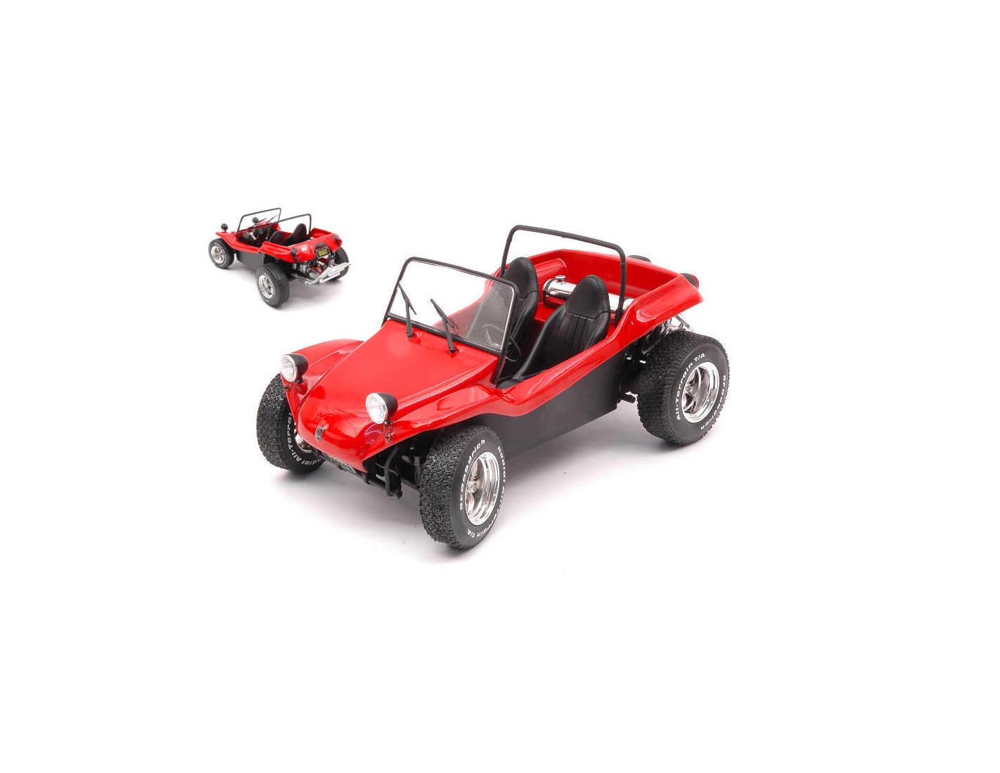 SOLIDO SL1802704 MANX MEYERS BUGGY CONVERTIBLE 1968 RED 1:18 Modellino