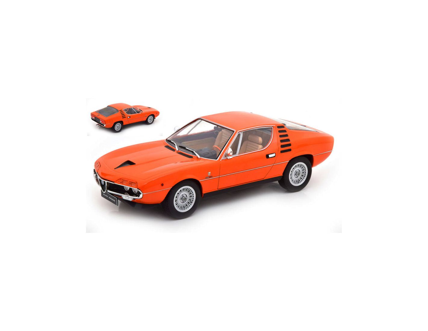 KK SCALE KKDC180385 ALFA ROMEO MONTREAL 1970 ORANGE 1:18 Modellino