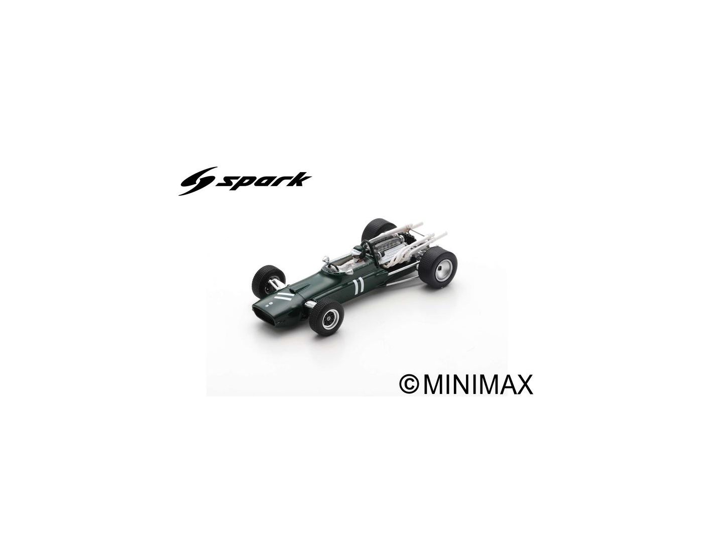 SPARK MODEL S5295 COOPER T86 JOCHEN RINDT 1967 N.11 BRITISH GP 1:43 ...