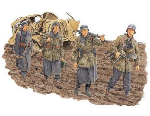 DRAGON D6158 INFANTRY HG DIVISIONE ANZIO 1944 1:35 Modellino