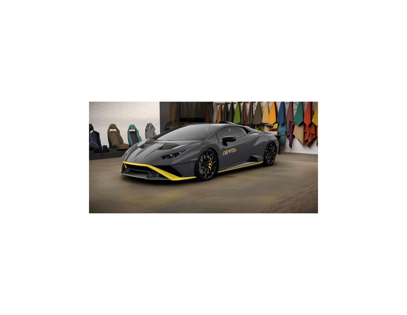 LOOKSMART LS523SE LAMBORGHINI HURACAN STO TITANS GREY 1:43 Modellino