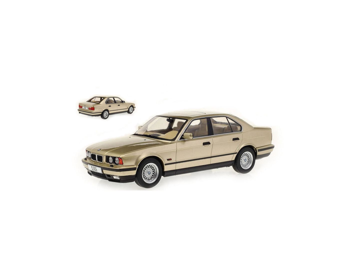 MODELCARGROUP MCG18159 BMW 5er (E34) METALLIC BEIGE 1:18 Modellino