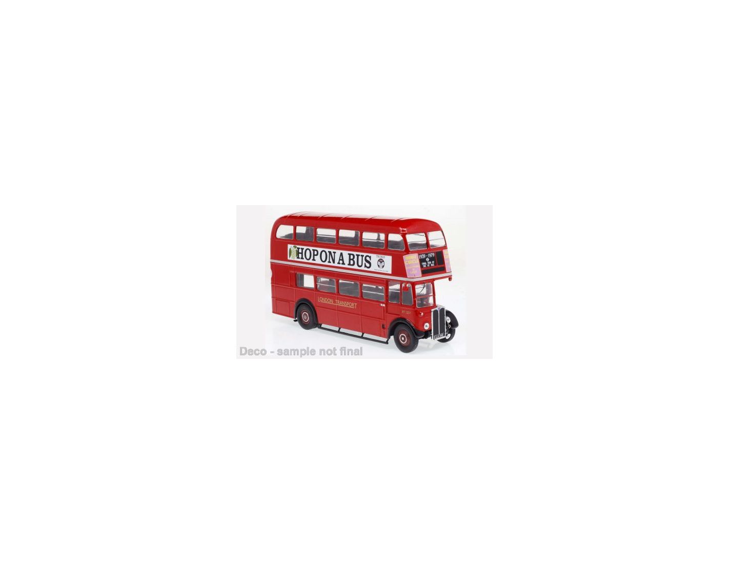 IXO MODEL BUS030LQ AEC REGENT III RT LONDON TRANSPORT 1:43 Modellino