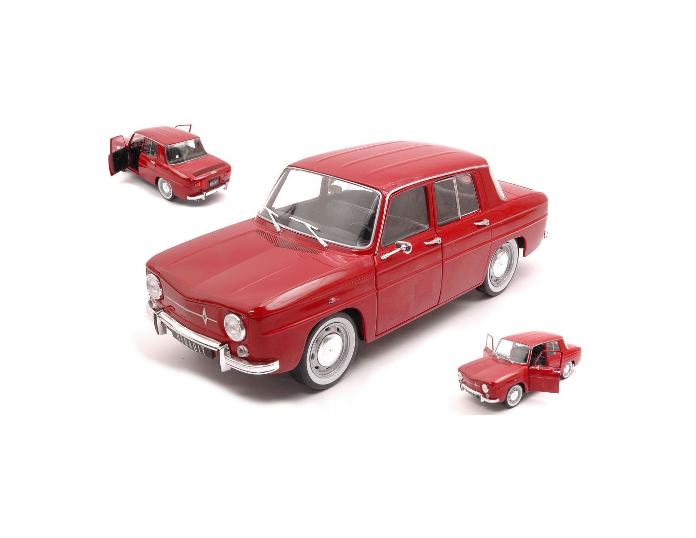 SOLIDO SL1803606 RENAULT 8 MAJOR 1968 ROUGE ETRUSQUE 1:18 Modellino