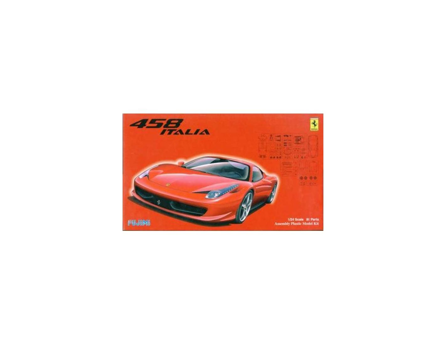 FUJIMI FJ123820 FERRARI 458 RED KIT 1:24 Modellino