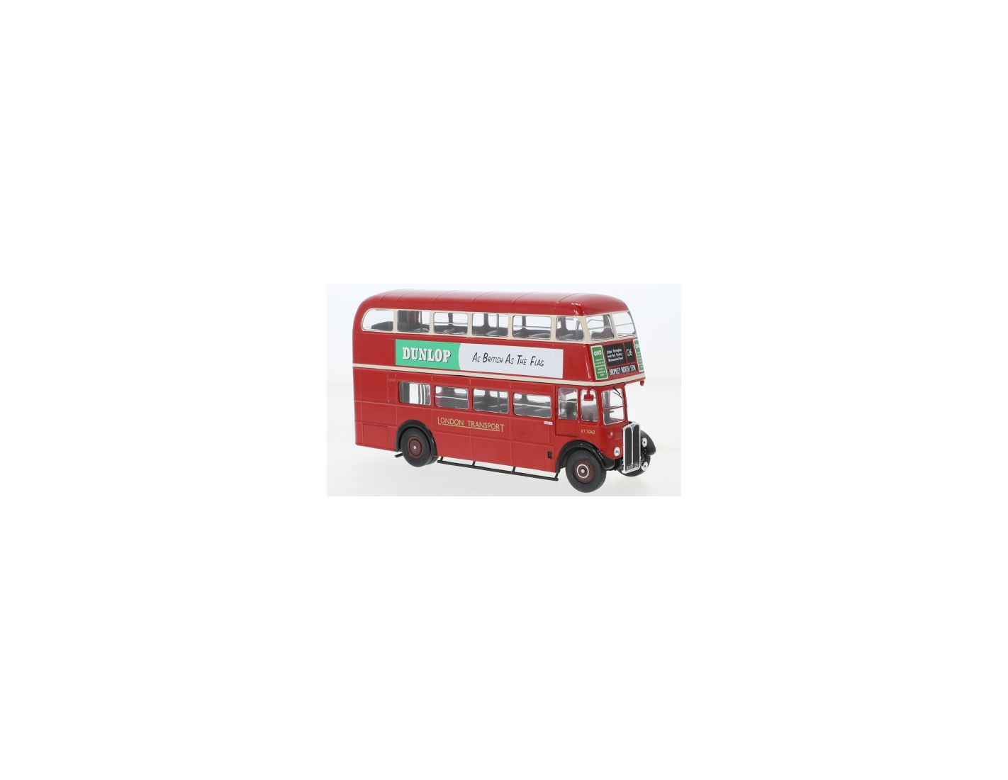 IXO MODEL BUS034LQ AEC REGENT III RT 1939 RED 1:43 Modellino