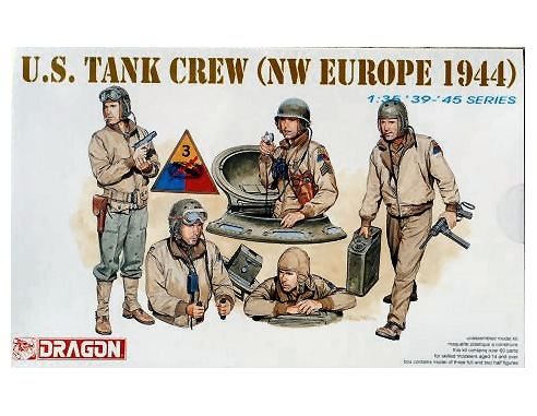 DRAGON D6054 U.S.TANK CREW KIT 1:35 Modellino
