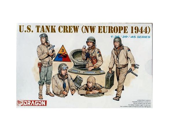 DRAGON D6054 U.S.TANK CREW KIT 1:35 Modellino