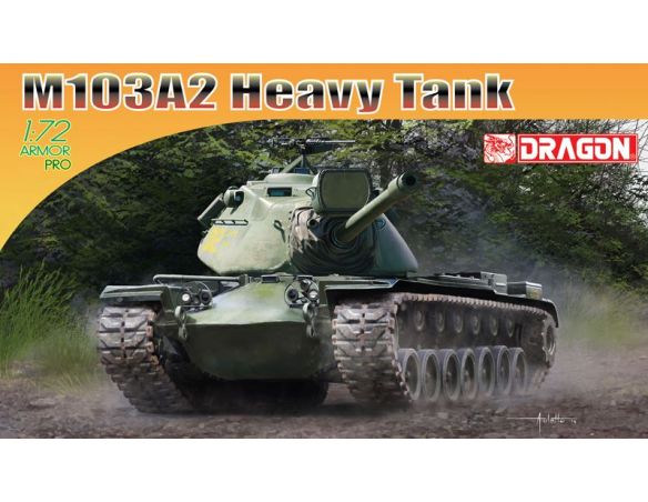 DRAGON D7523 M103A2 HEAVY TANK KIT 1:72 Modellino