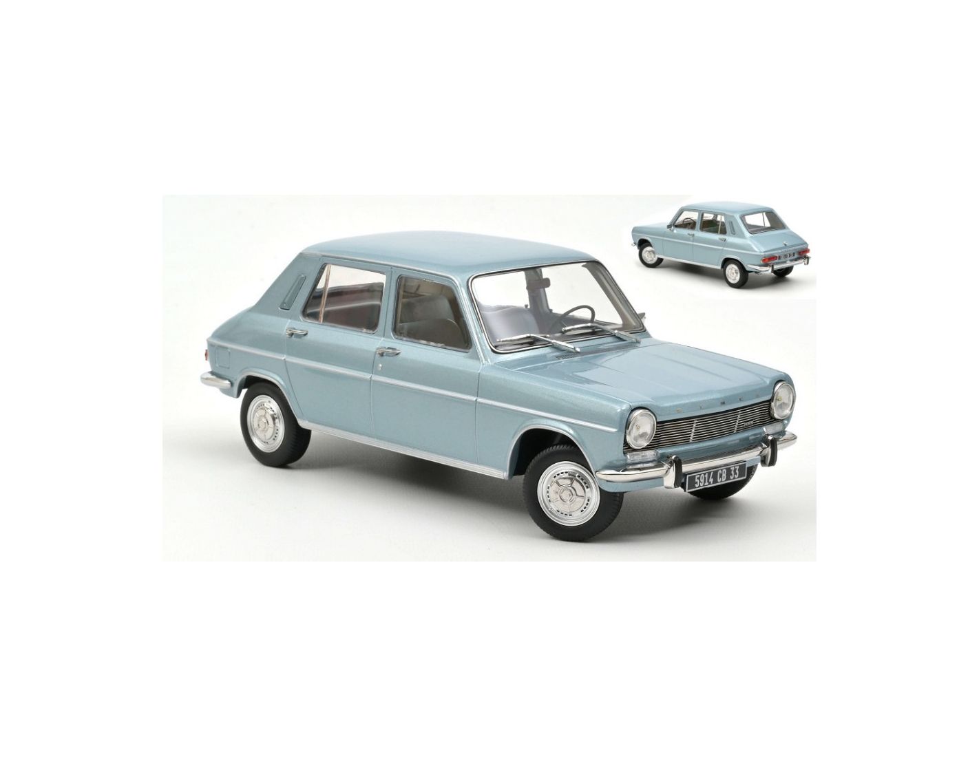 NOREV NV185751 SIMCA 1100 GLS 1968 ESTORIL BLUE 1:18 Modellino