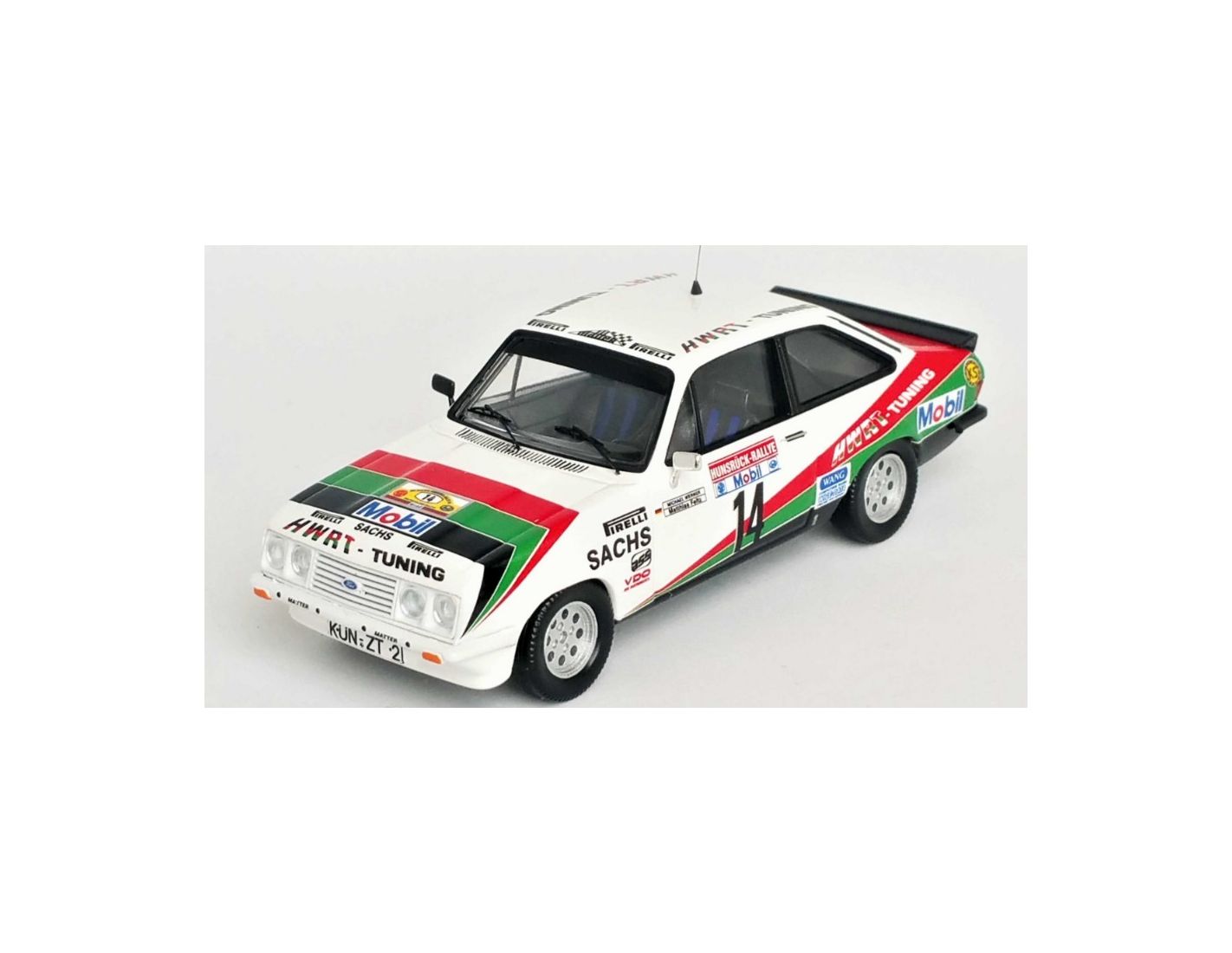 TROFEU TFRRDE39 FORD ESCORT MK2 RS 2000 RALLY HANSRUCK 1984 WERNER ...