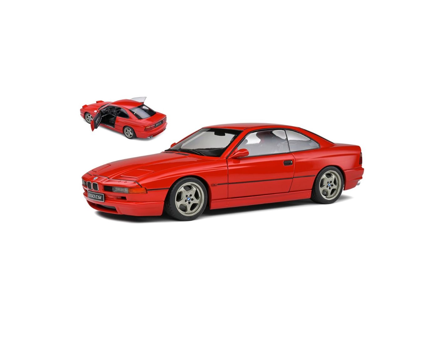 SOLIDO SL1807001 BMW 850 (E31) CSI 1990 BRILLIANT RED 1:18 Modellino