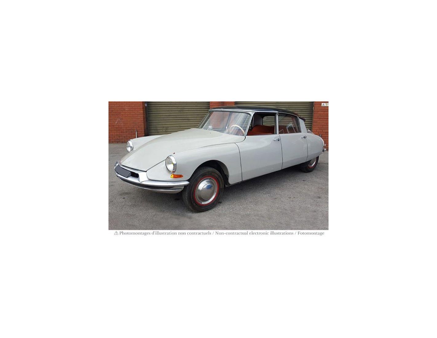 NOREV NV121570 CITROEN DS 19 1959 GRIS ROSE' & AUBERGINE 1:12 Modellino