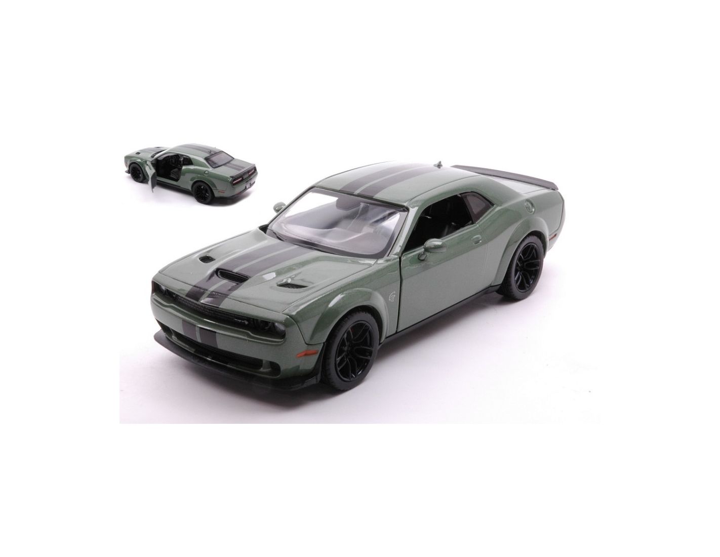 MOTORMAX MTM79350GN DODGE CHALLENGER SRT HELLCAT 2018 WIDE-BODY GREEN 1 ...