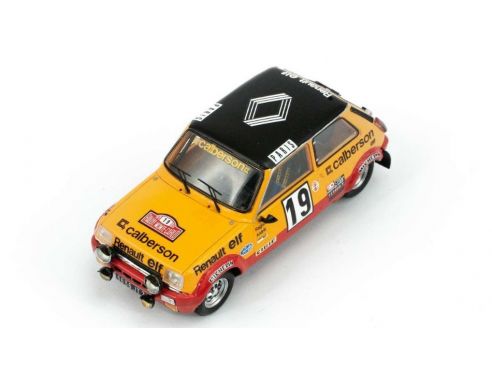 SPARK MODEL S6030 RENAULT 5 GR.2 N.19 2nd MONTE CARLO 1978 J.RAGNOTTI-J ...