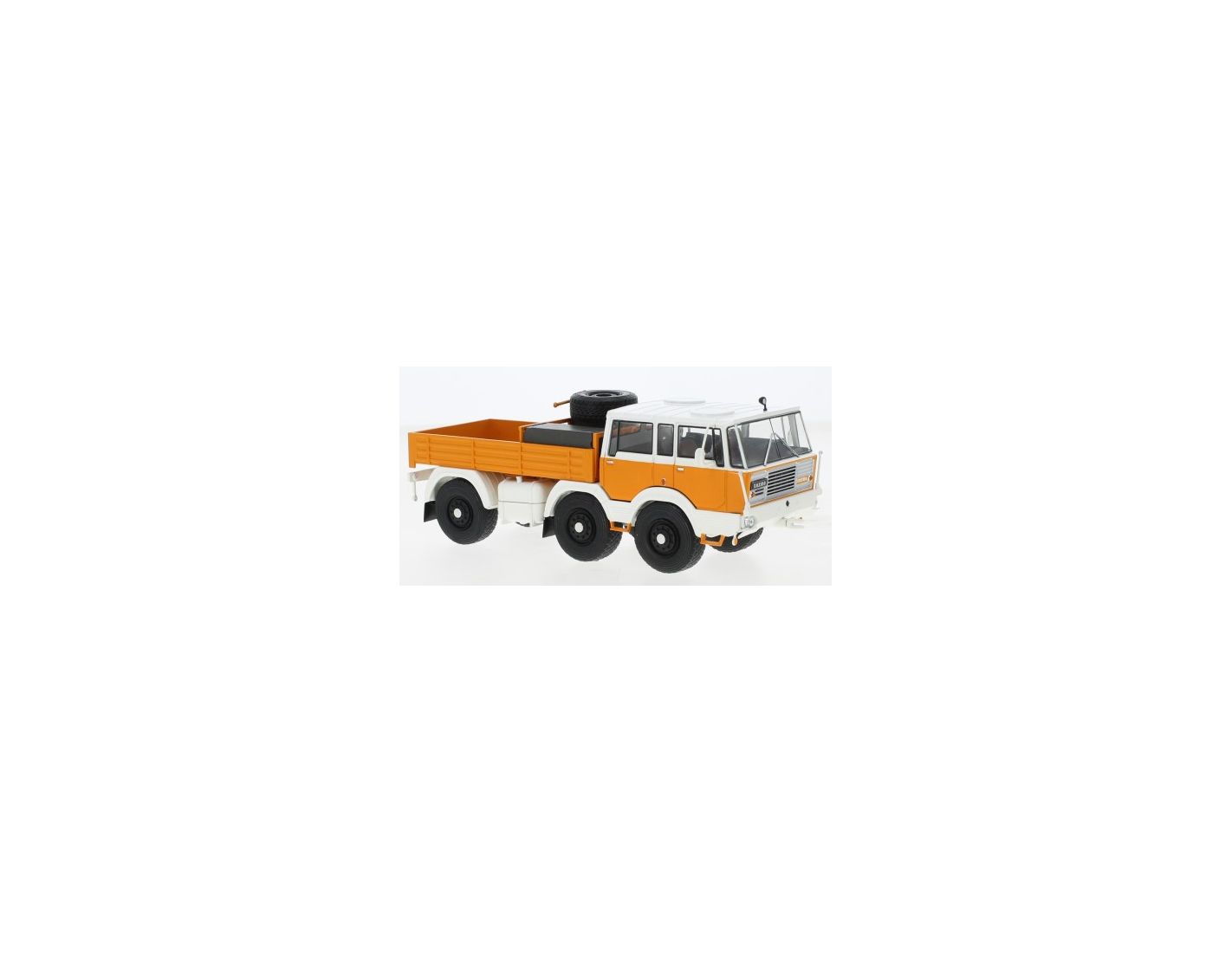 IXO MODEL TRU039 TATRA 813 8x8 1968 ORANGE/WHITE 1:43 Modellino