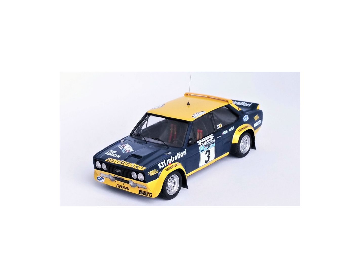 TROFEU TFRRUK88 FIAT 131 ABARTH RAC RALLY 1976 ALEN/KIVIMAKI 1:43 Modellino