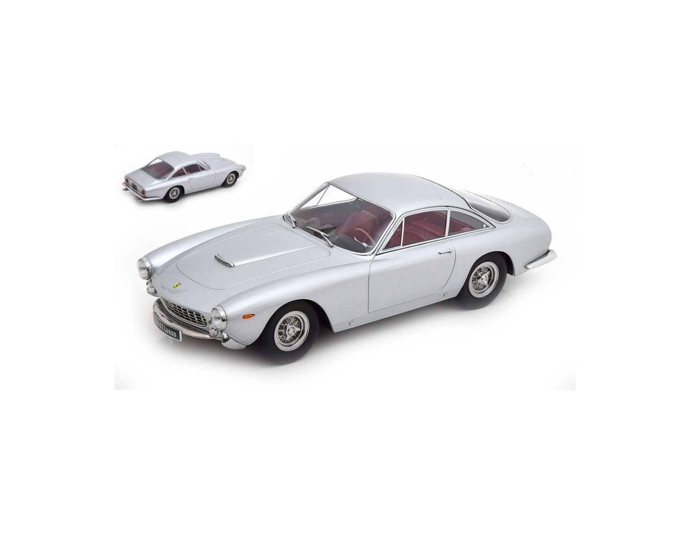 KK SCALE KKDC181022 FERRARI 250 GT LUSSO 1962 SILVER 1:18 Modellino