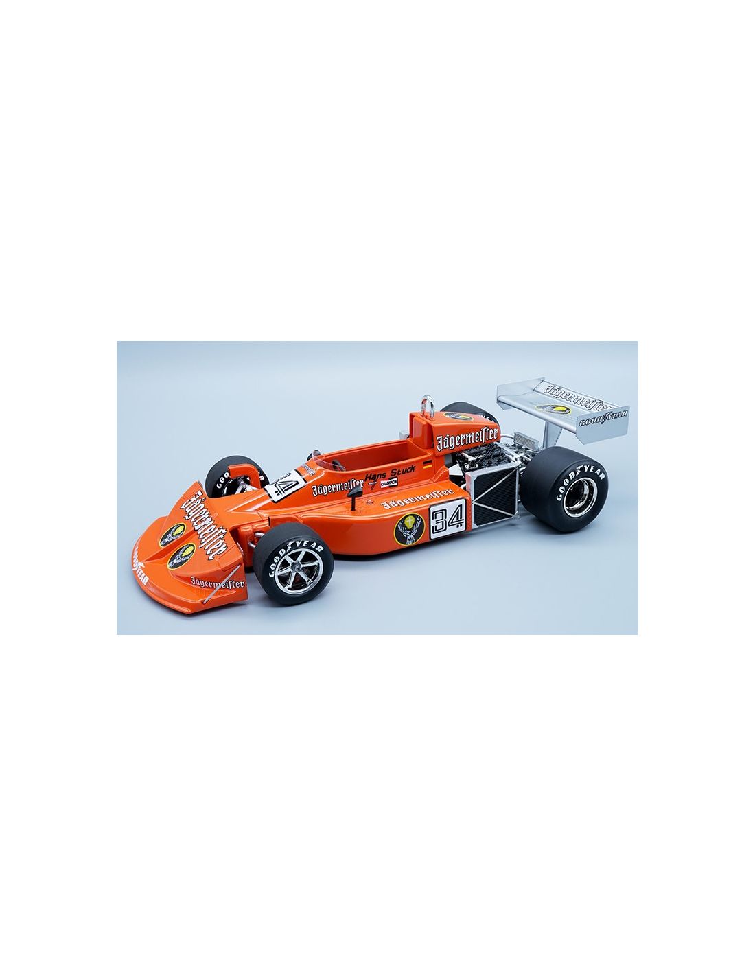 TECNOMODEL TMD18222D MARCH 761 N.76 GERMAN GP 1976 H.J.STUCK 1:18 Modellino