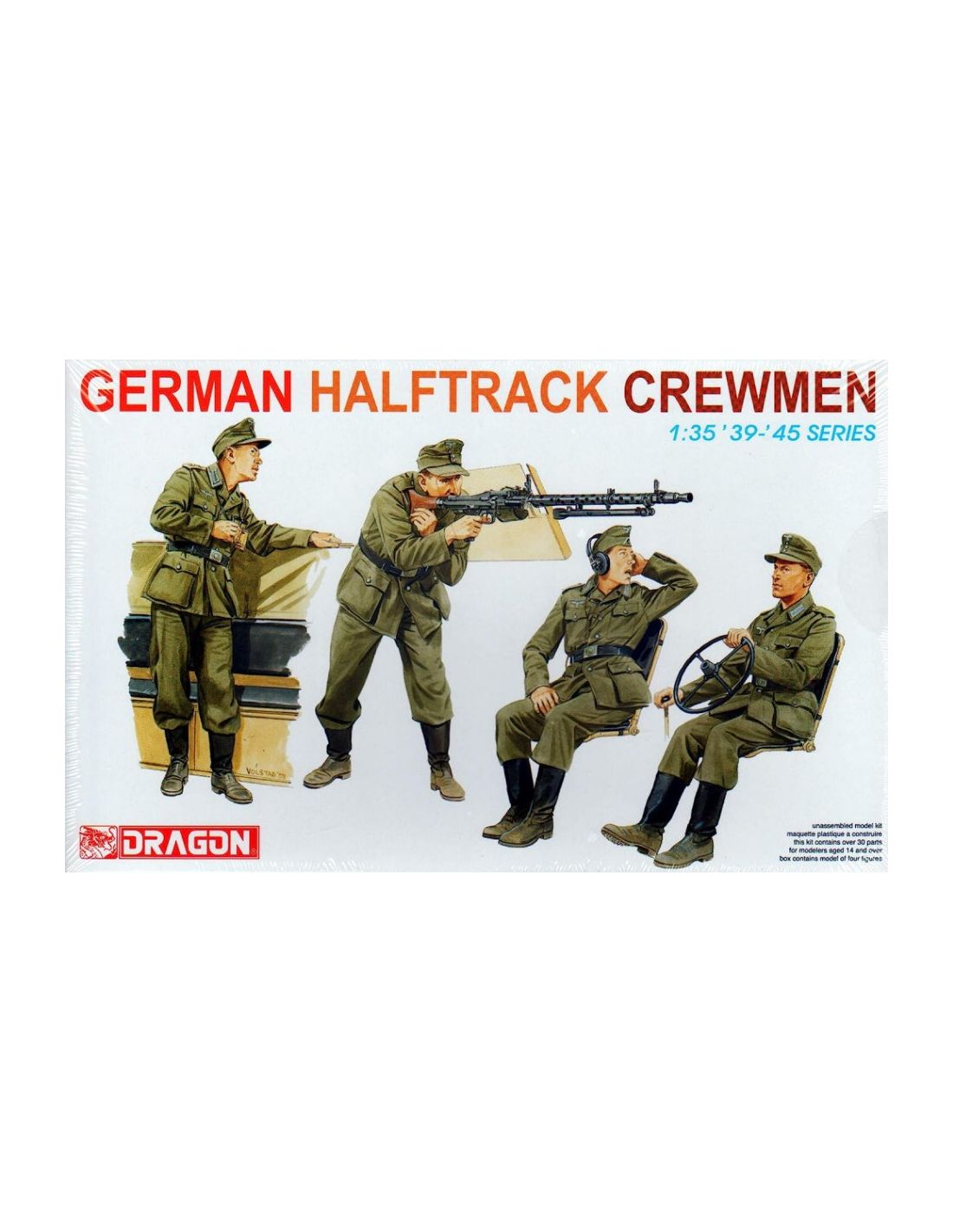 Dragon D6193 German Halftrack Crewman Kit 135 Modellino 