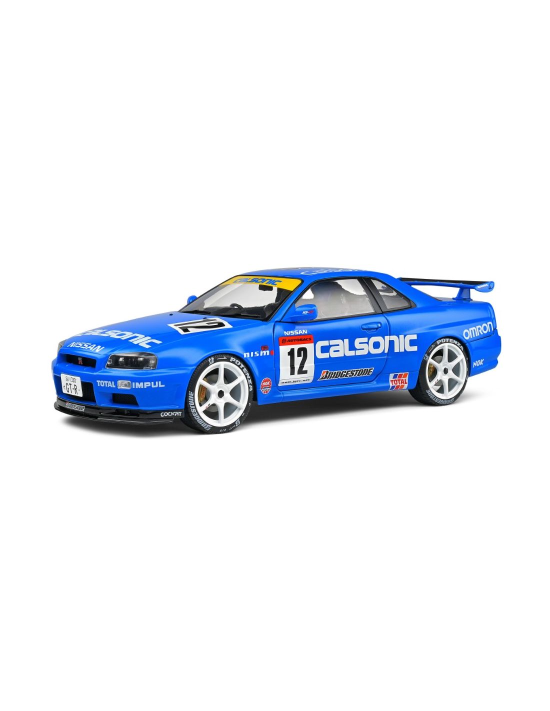 SOLIDO SL1804307 NISSAN GT-R (R34) STREETFIGHTER CALSONIC TRIBUTE 2000 ...