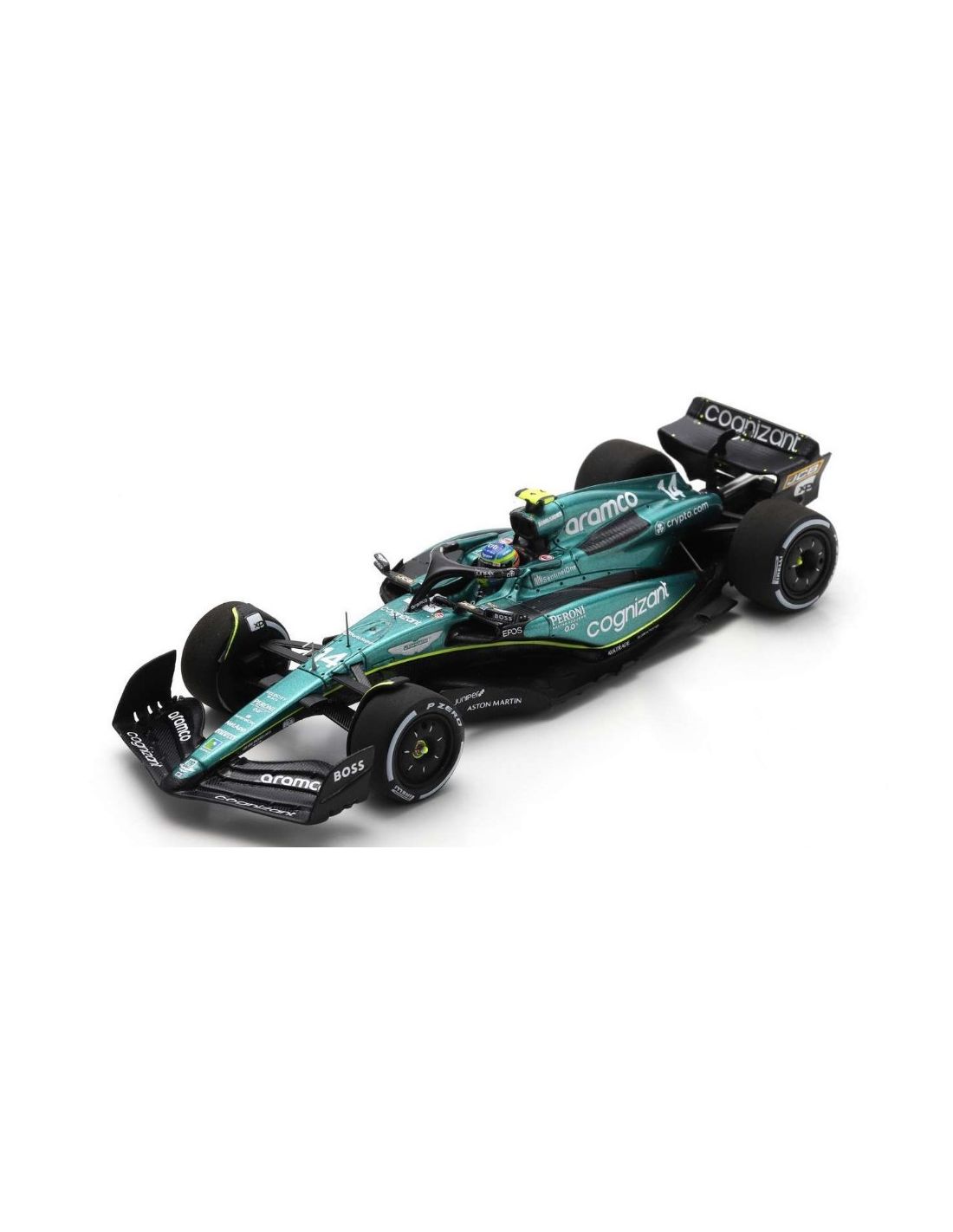 SPARK MODEL S8575 ASTON MARTIN AMR23 N.14 3rd BAHRAIN GP 2023 FERNANDO ...