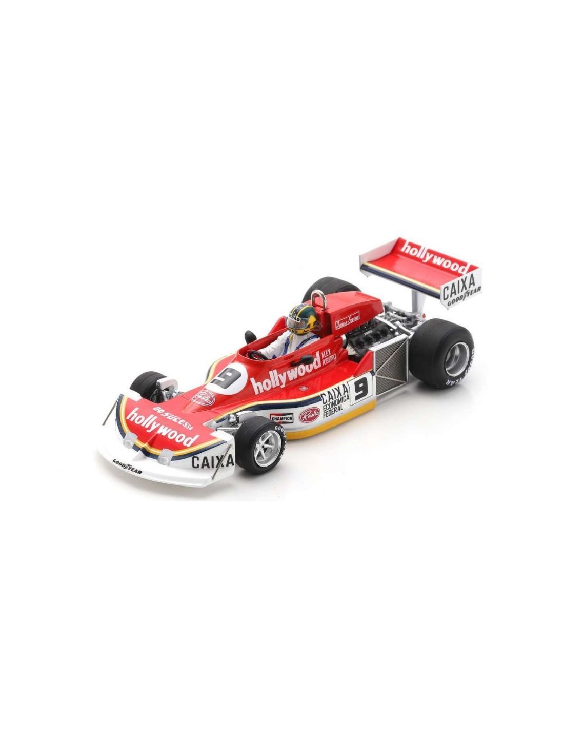 SPARK MODEL S7276 MARCH 761B N.9 CANADIAN GP 1977 ALEX RIBEIRO 1:43 ...