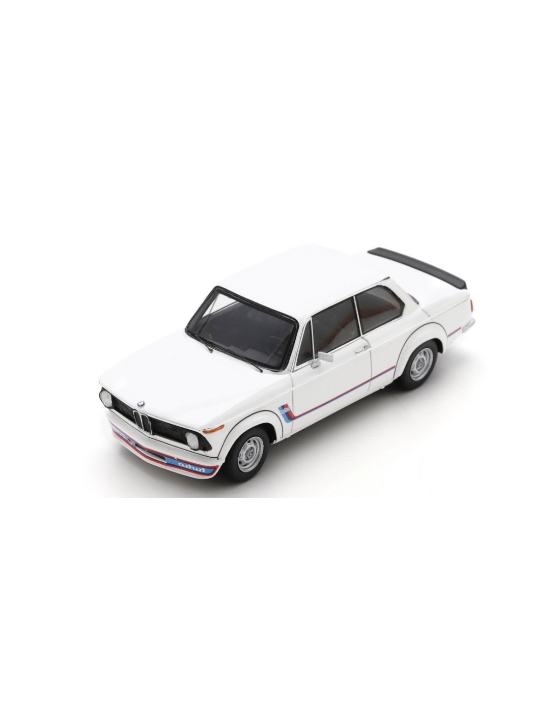 SPARK MODEL S2814 BMW 2002 TURBO 1973 WHITE 1:43 Modellino
