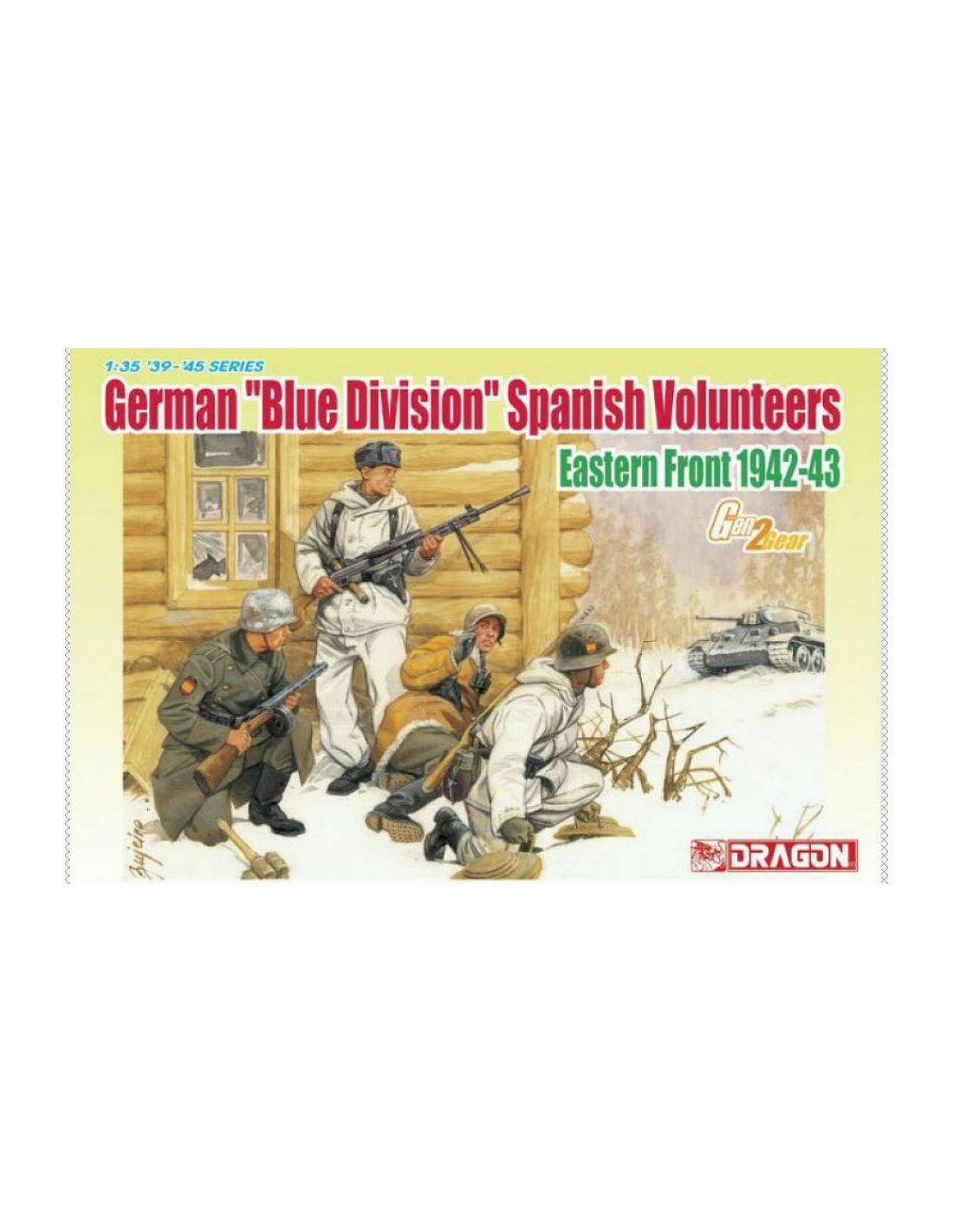 DRAGON D6674 SPANISH VOLUNTEER BLUE DIVISION KIT 1:35 Modellino