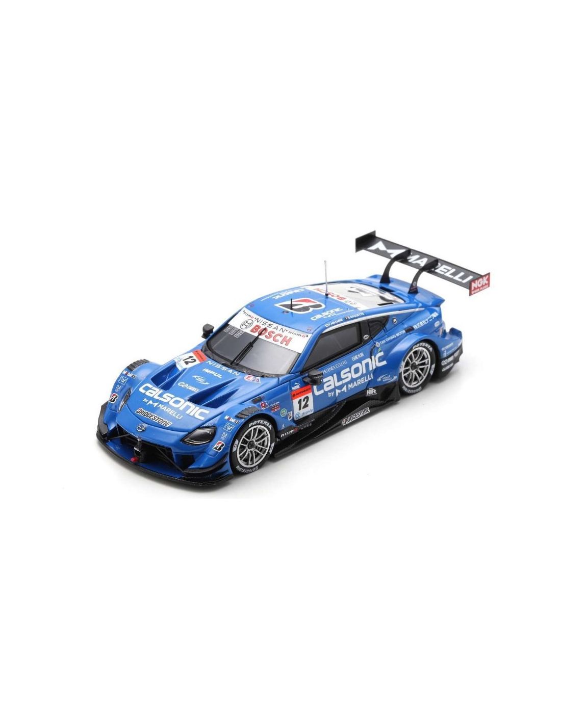 SPARK MODEL SGT021 CALSONIC IMPUL Z N.12 GT500 SUPER GT 2022 K.HIRAMINE-B.BAGUETTE 1:43 Modellino